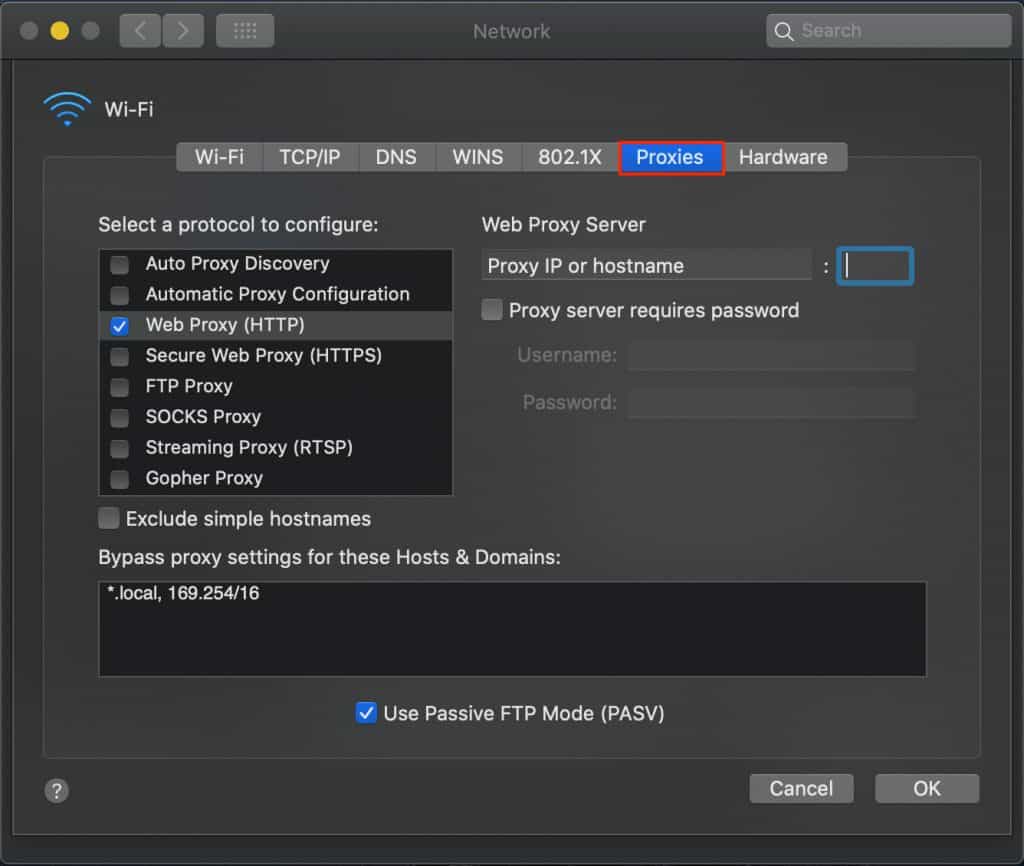 How to Set Up a Proxy Server & Change Proxy Settings on Mac - Proxyway