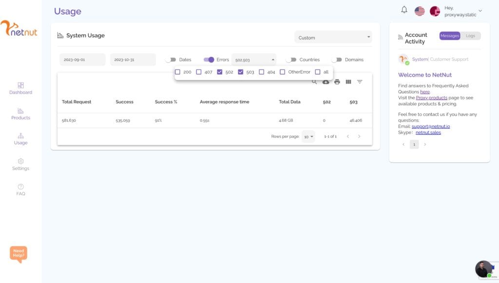 深入的 NetNut 评测和性能测试 - Proxyway
