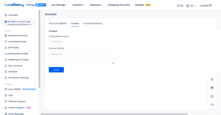 LunaProxy Proxies: In-Depth Review & Performance Tests - Proxyway