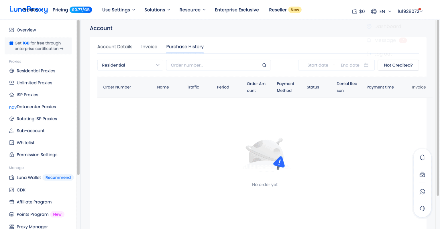 LunaProxy Proxies: In-Depth Review & Performance Tests - Proxyway