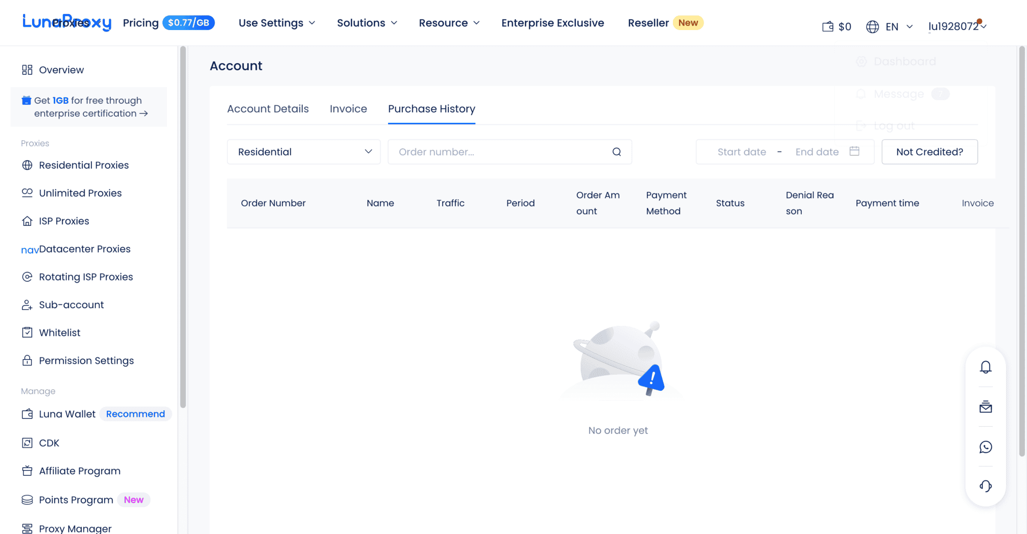 LunaProxy Proxies: In-Depth Review & Performance Tests - Proxyway