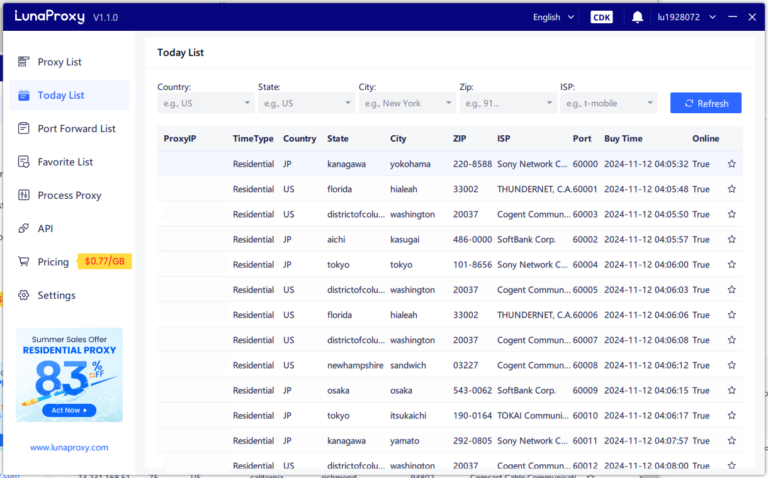 LunaProxy Proxies: In-Depth Review & Performance Tests - Proxyway